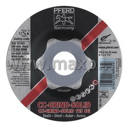 4-1/2x7/8 Steel CC-GRIND-SOLID Grinding Disc (10/box) at Maxwell ...