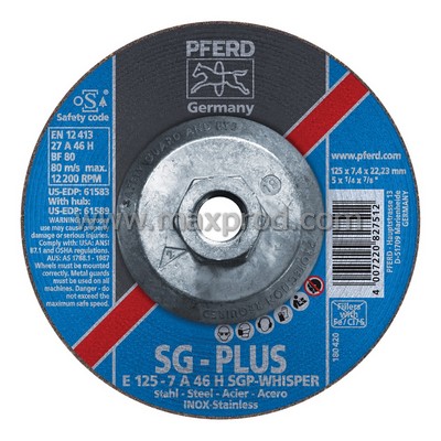 5x1/4x5/8-11 Grinding Wheel (10/box) at Maxwell Products Corp.