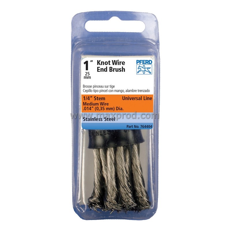 3M Company 1x.020 CS 1/4 sh PSF Knot Wire End Brush (5/box)