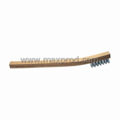 Welders Toothbrush, 3x7 Stainless Wire, Wooden Block (36/box at Maxwell ...