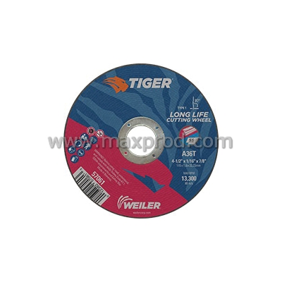 3/8-24 Arbor Grinding Accessories Weiler 68300 TIGER AO Type 16 ...